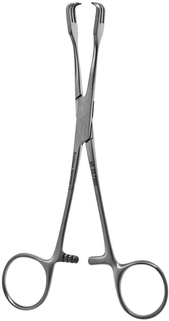 Lahey Traction Forceps 6 1/4" 3x3 sharp - gSource