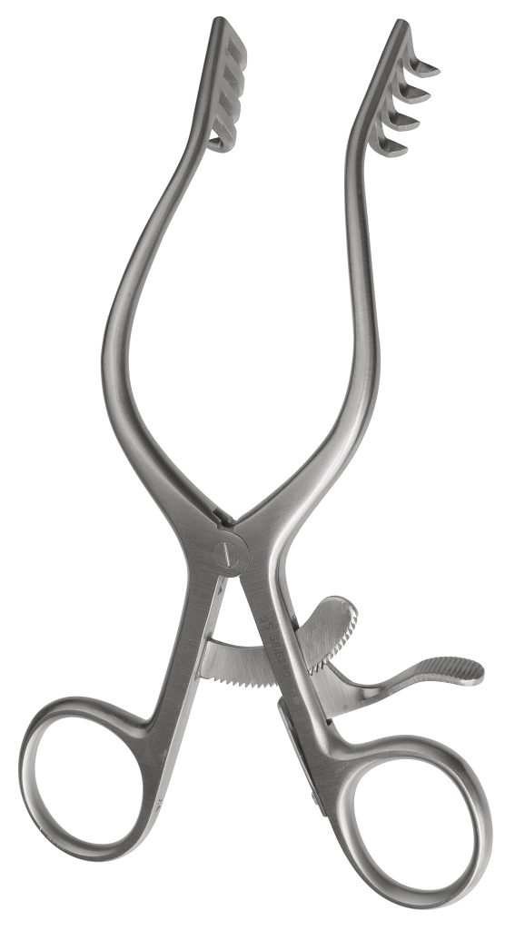 Mollison Retractor 6" sharp 4x4 9mm - gSource