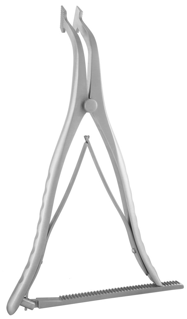 Adson Cerebellar Retractor 6 1/2", angled 80 degree, 4x4 sharp - gSource