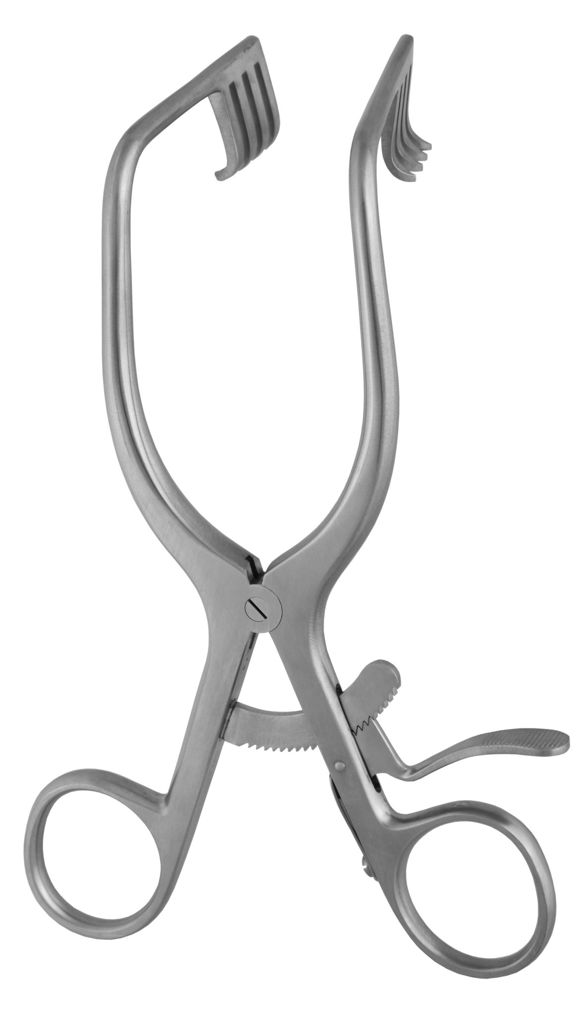 Adson Cerebellar Retractor 6 1/2", angled 80 degree, 4x4 sharp - gSource