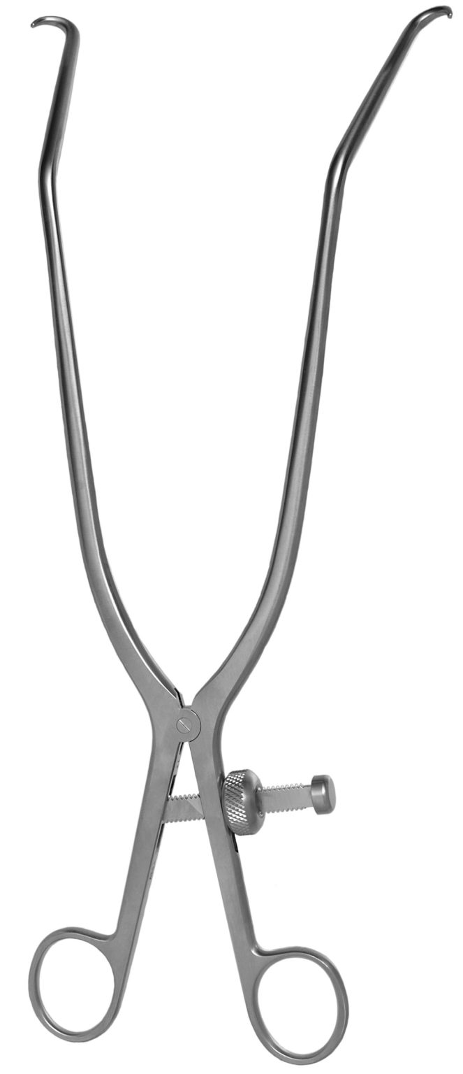 Deep Gelpi Retractor 10 1/2", 90 degree angle, 2", 4 sharp prongs ...