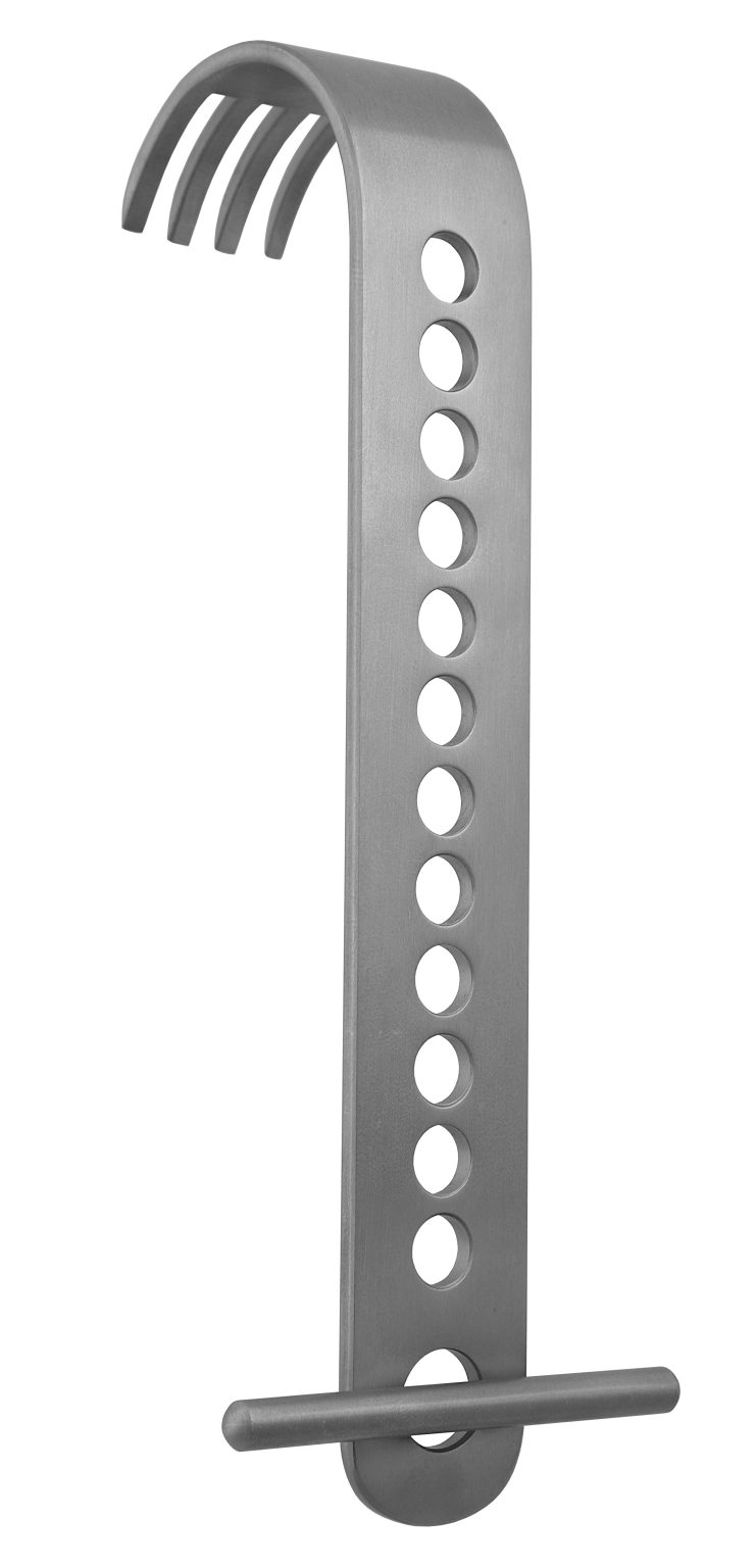 Hip Retractor blade, 2" depth, t-handle - gSource