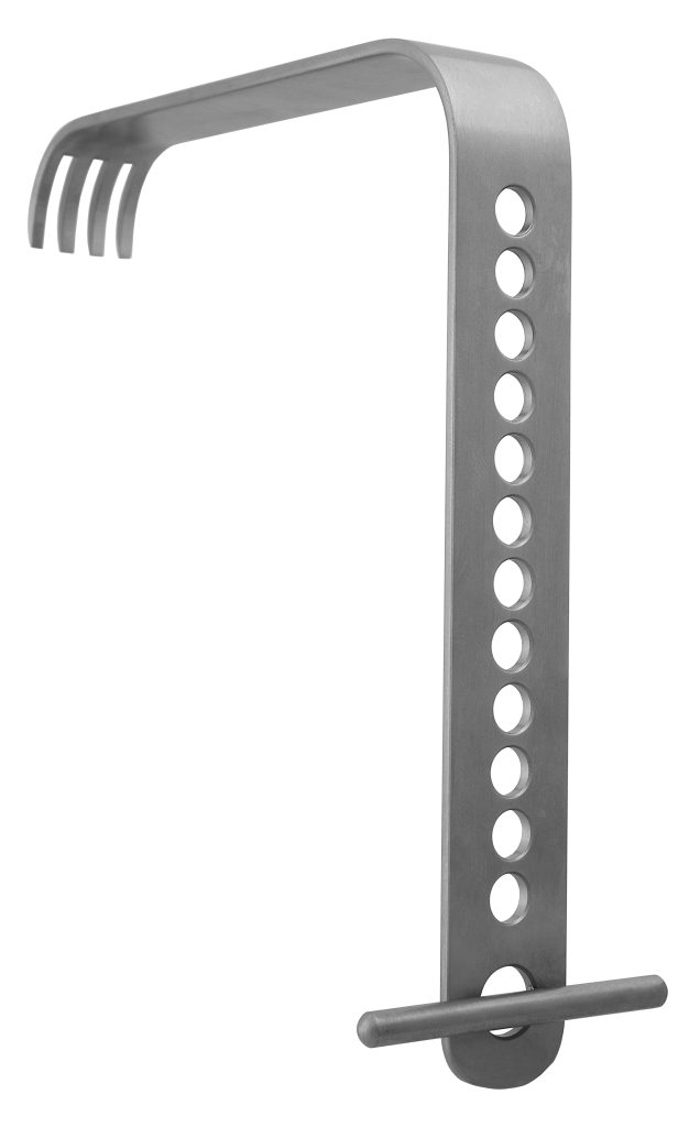 Hip Retractor blade, 6" depth, t-handle - gSource