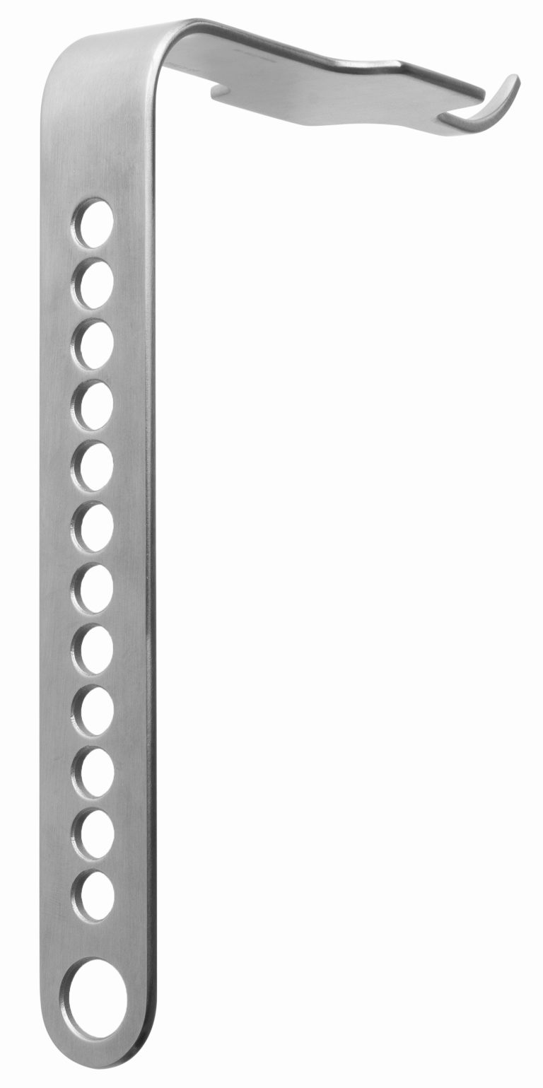 Hip Retractor blade, Hohmann Style, 1 3/4" x 6", long rounded end, 6 ...