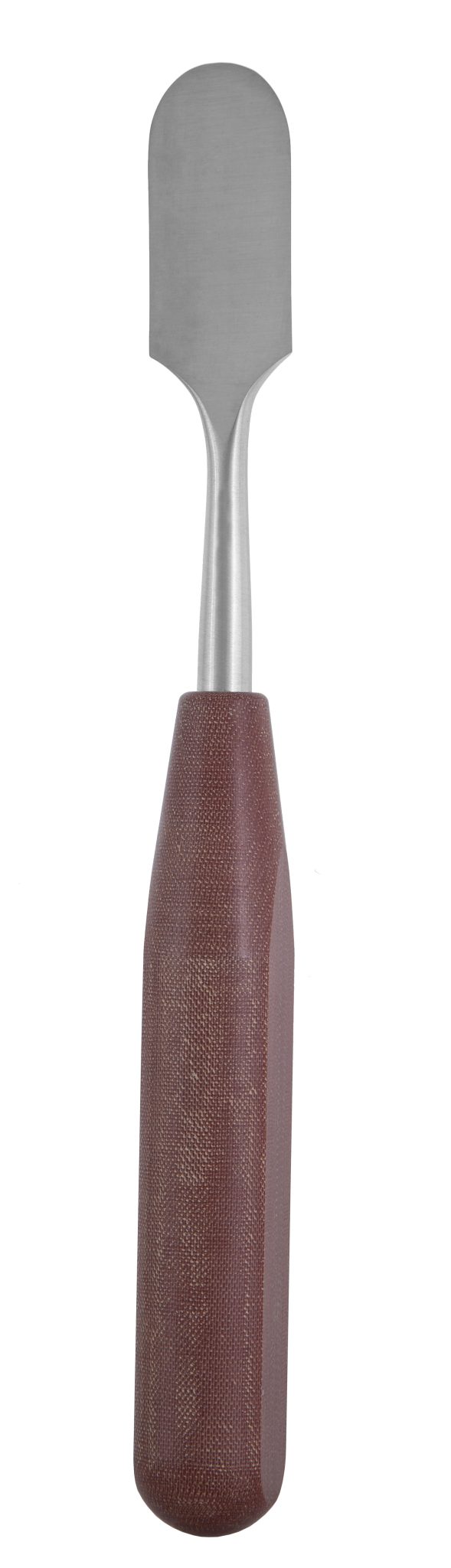 Periosteal Elevator 7 1/4" straight 20mm curved sharp edge, phenolic handle - gSource