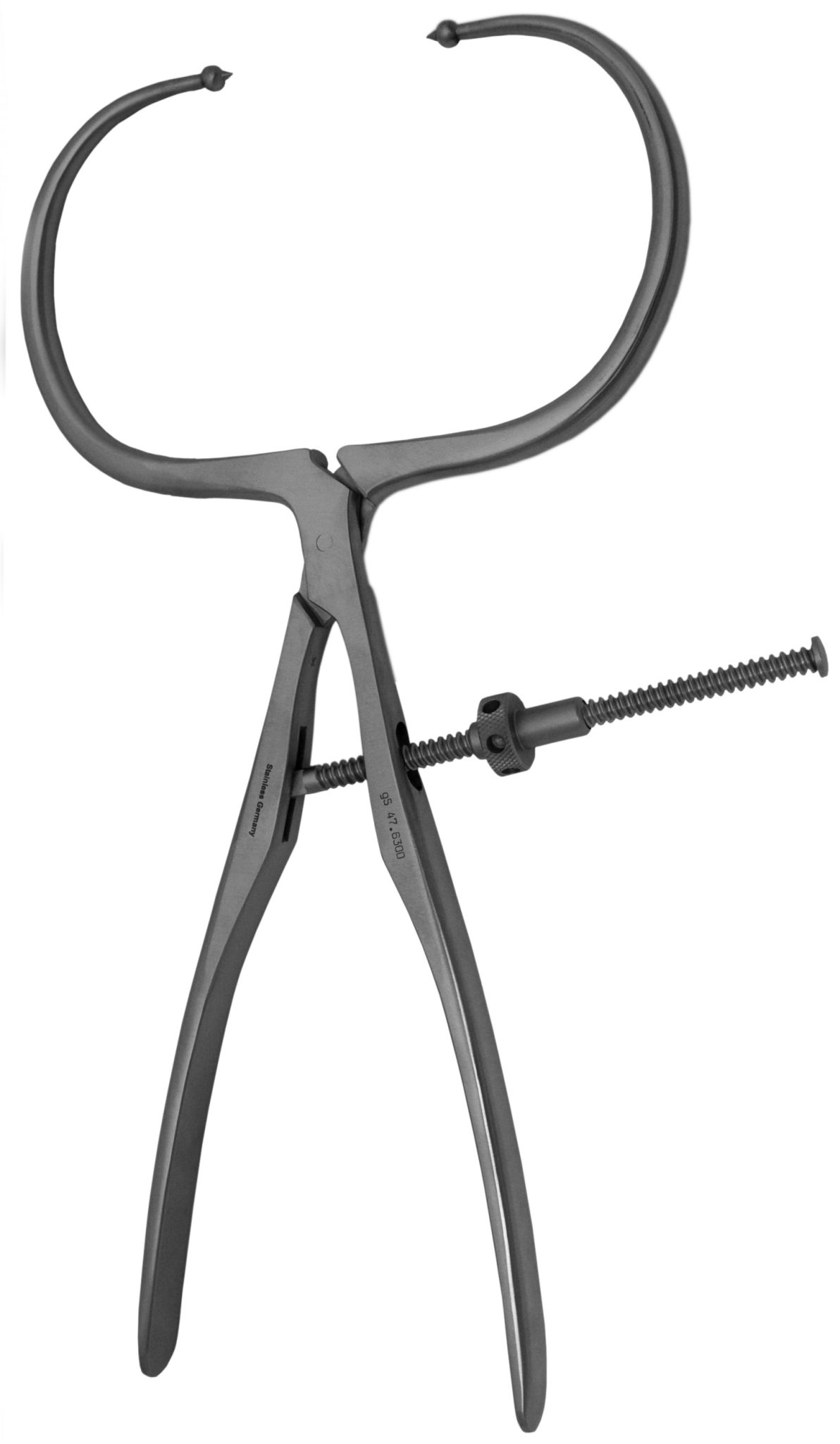 Periarticular Reduction Forceps 15" straight medium, ball tips, 14mm ...