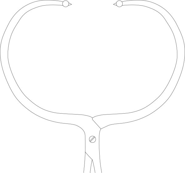 Periarticular Reduction Forceps 15" straight large, ball tips, 39mm ...