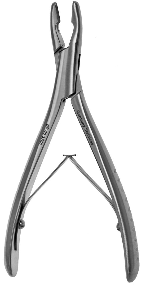 Luer Rongeur 6" curved 3mm, single action - gSource