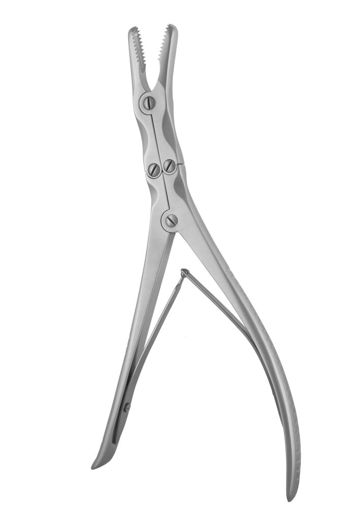 Leksell Rongeur 9 1/2" full curved 3mm, double action - gSource