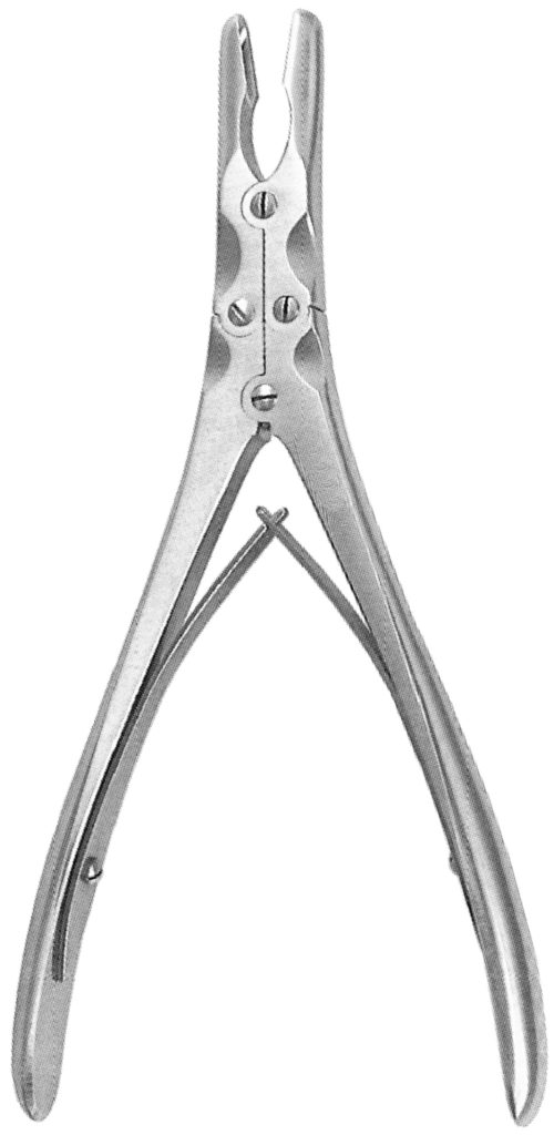 Beyer Rongeur 7" curved 3mm, double action | gS 66.6200