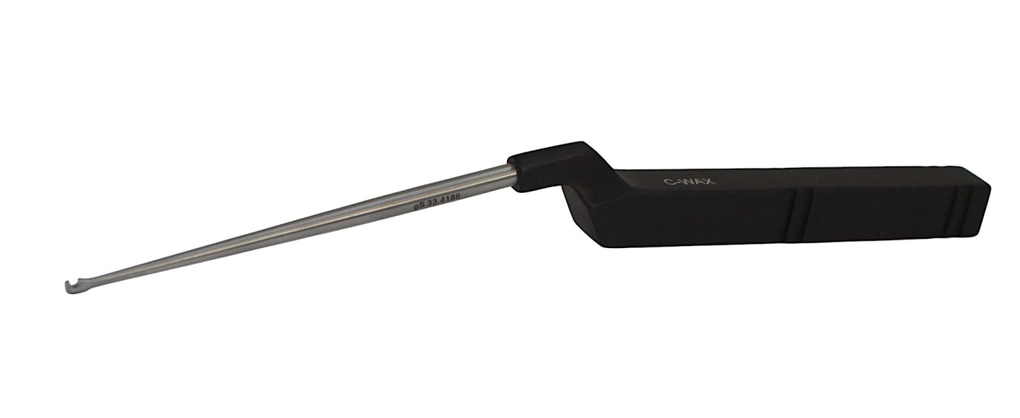 Micro Discectomy Cervical Bone Waxer 9 1/2", 3.5mm, offset black ...